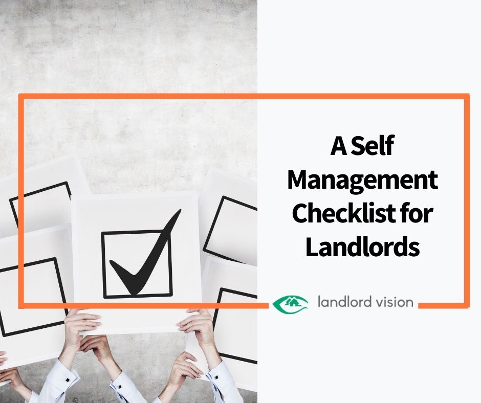 A Self Management Checklist for Landlords - Landlord insider