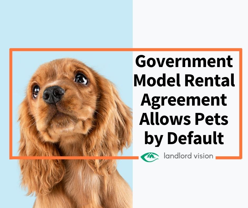Government Model Rental Agreement Allows Pets by Default - Landlord insider