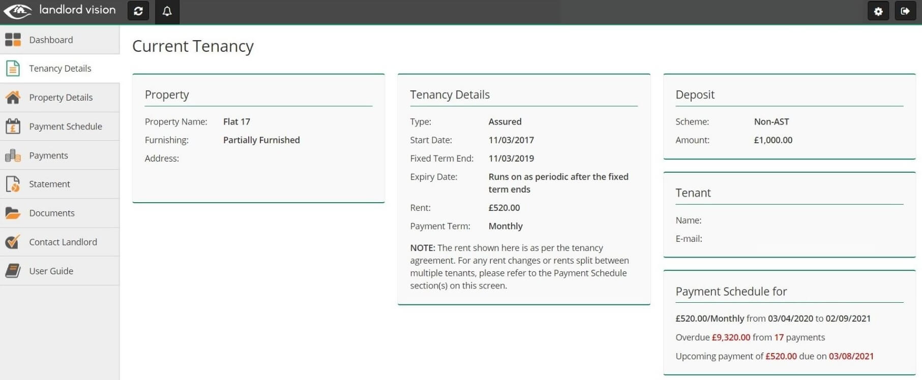 Sharing Information with your Tenants in Landlord Vision - Landlord insider