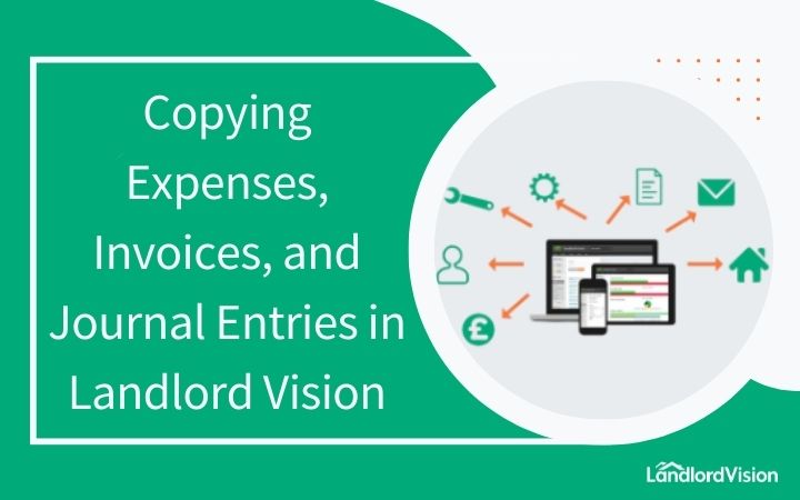 Copying Expenses, Invoices, and Journal Entries in Landlord Vision - Landlord insider