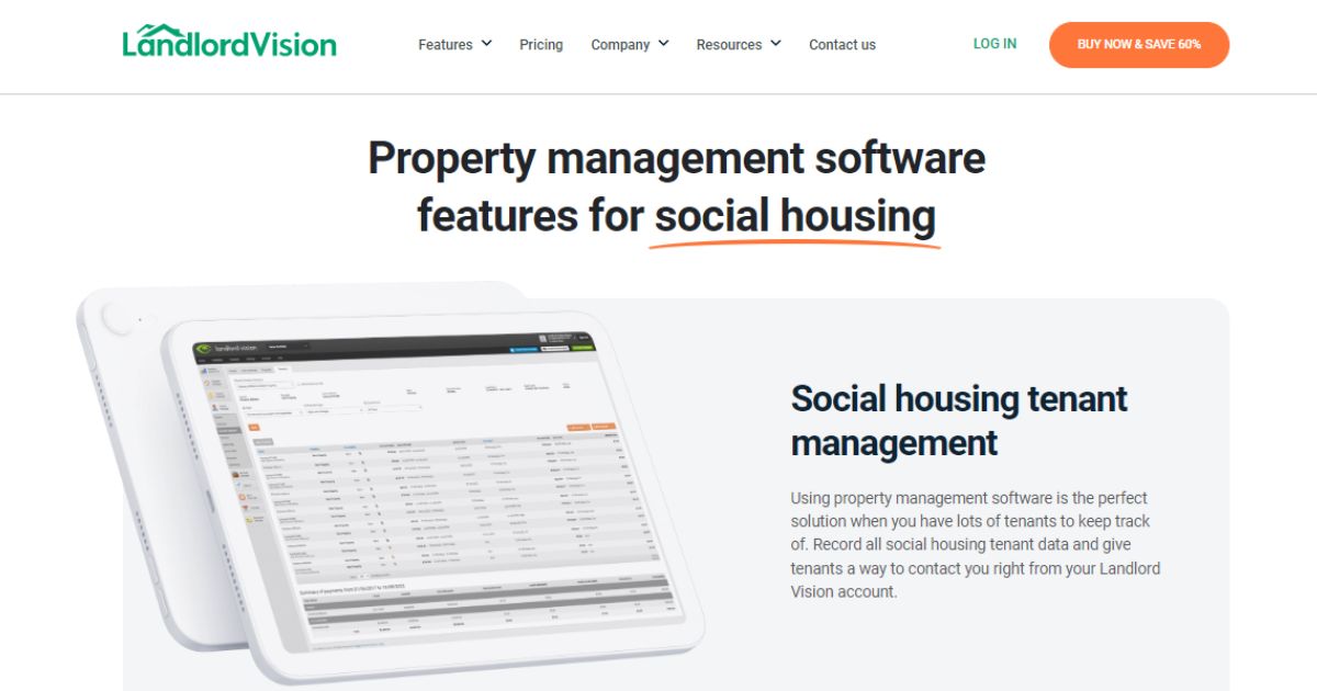 Social Housing Management Software | Landlord Vision